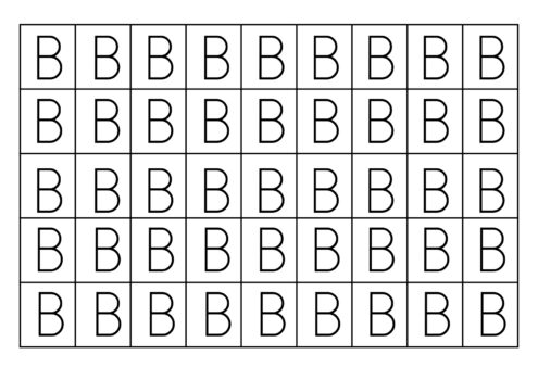 Letras del abecedario para recortar y trabajar en infantil ...