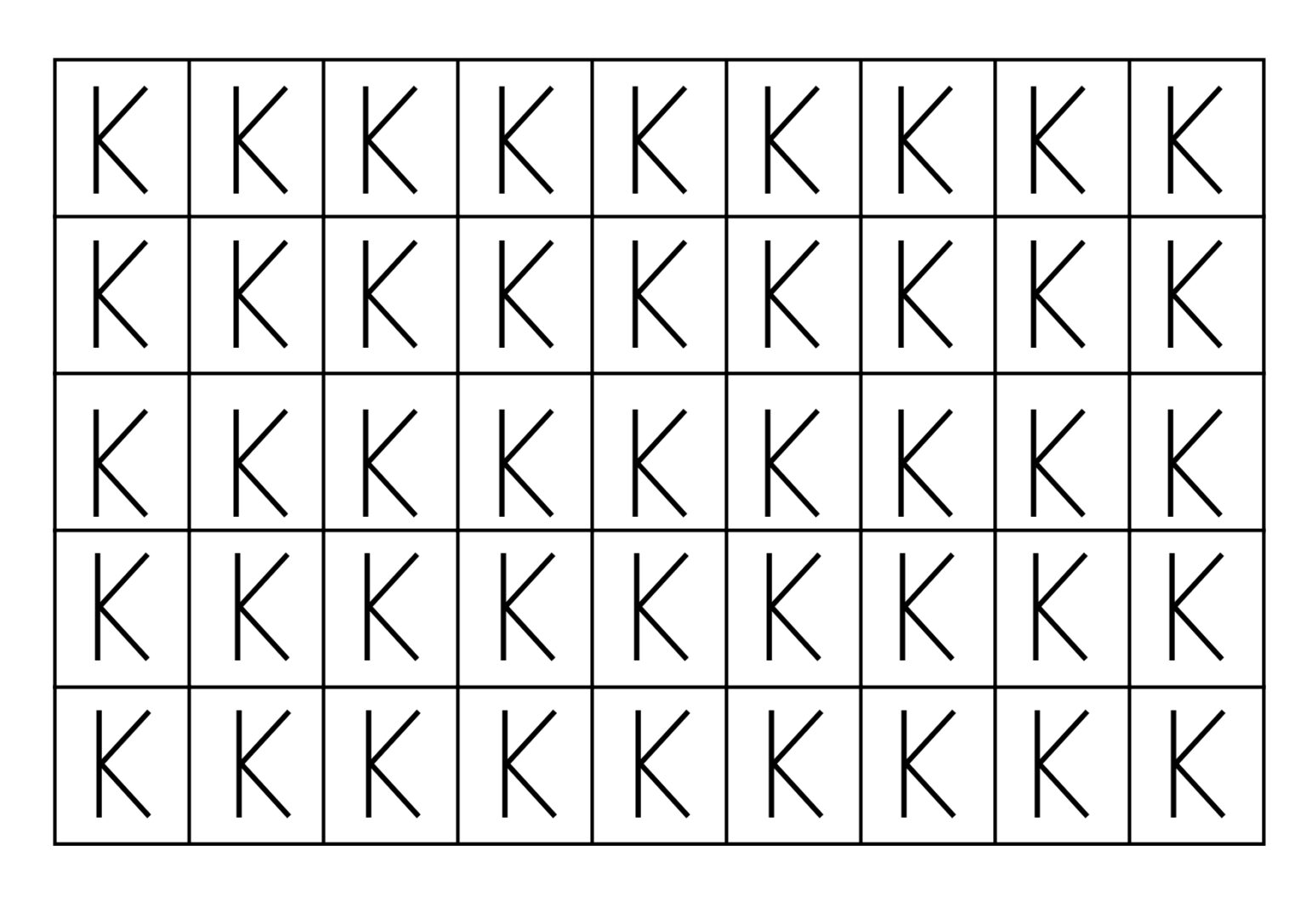 Letras del abecedario para recortar y trabajar en infantil ...