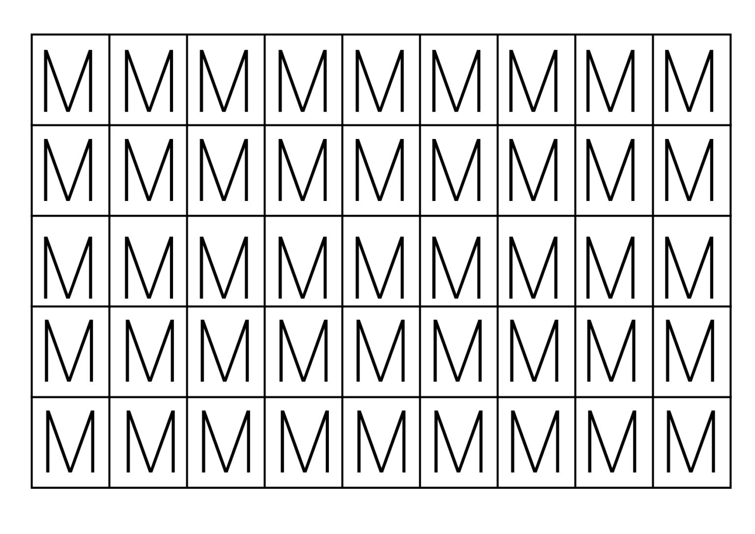 Letras del abecedario para recortar y trabajar en infantil ...
