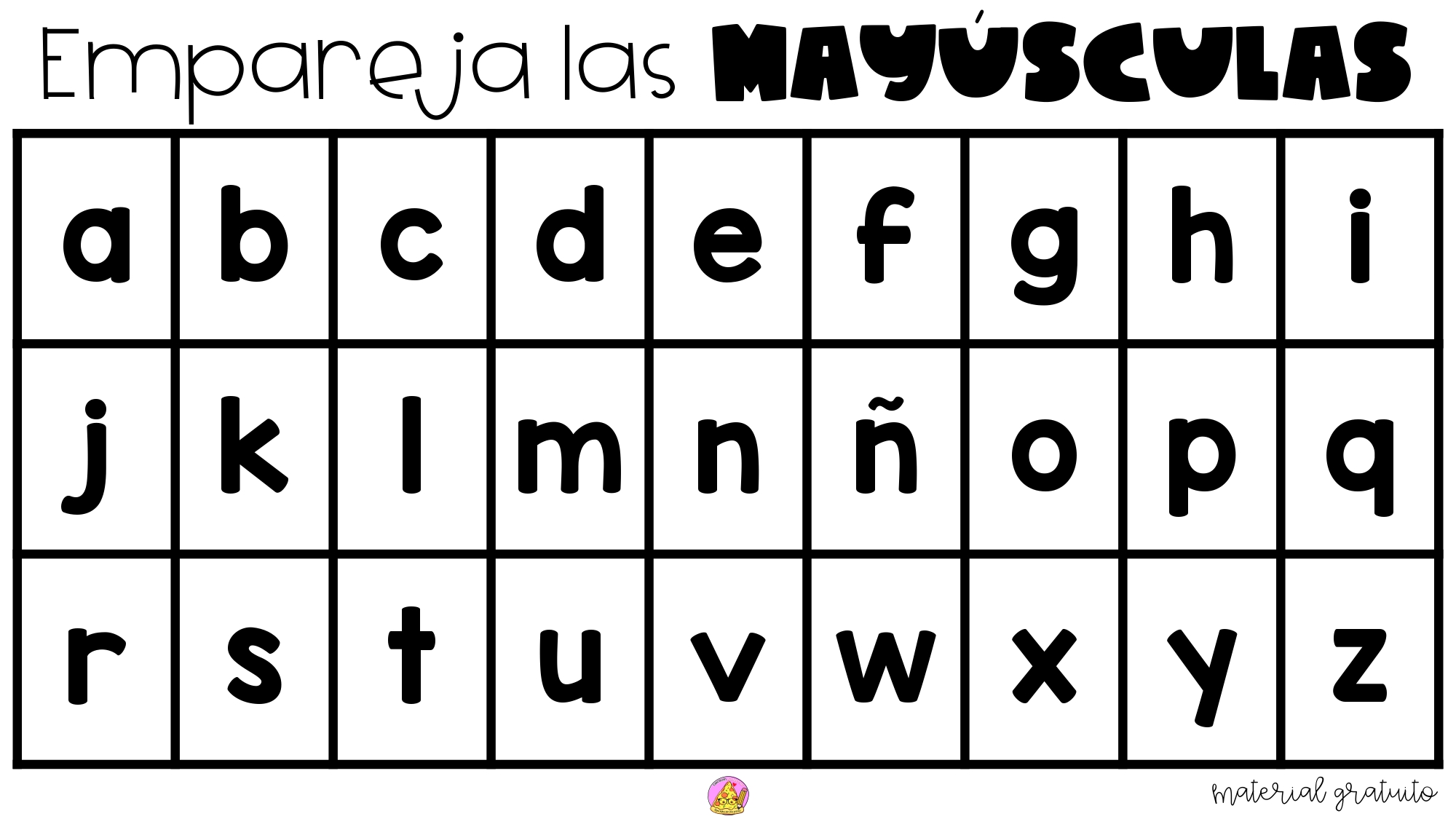 Reconocimiento de letras minúsculas y mayúsculas - Orientacion Andujar