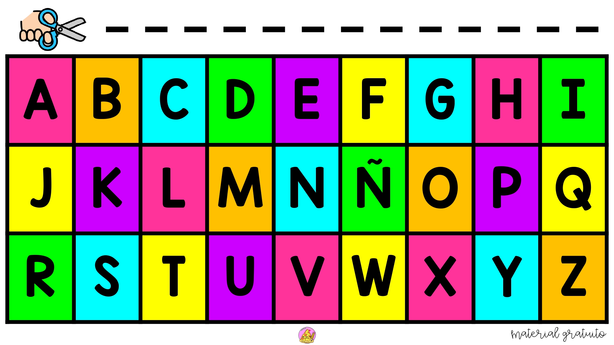 Reconocimiento de letras minúsculas y mayúsculas - Orientacion Andujar