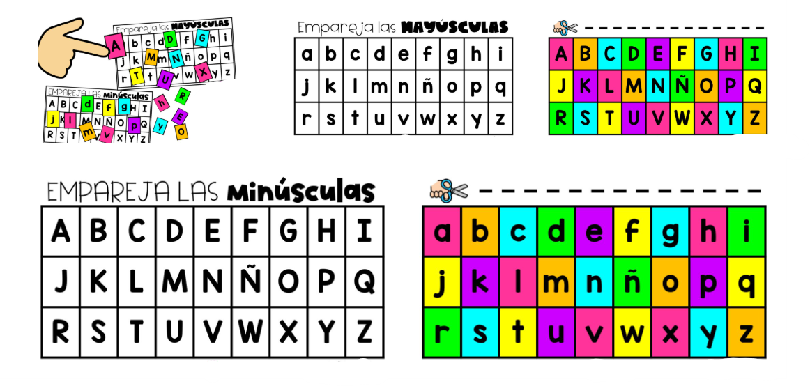Reconocimiento de letras minúsculas y mayúsculas - Orientacion Andujar