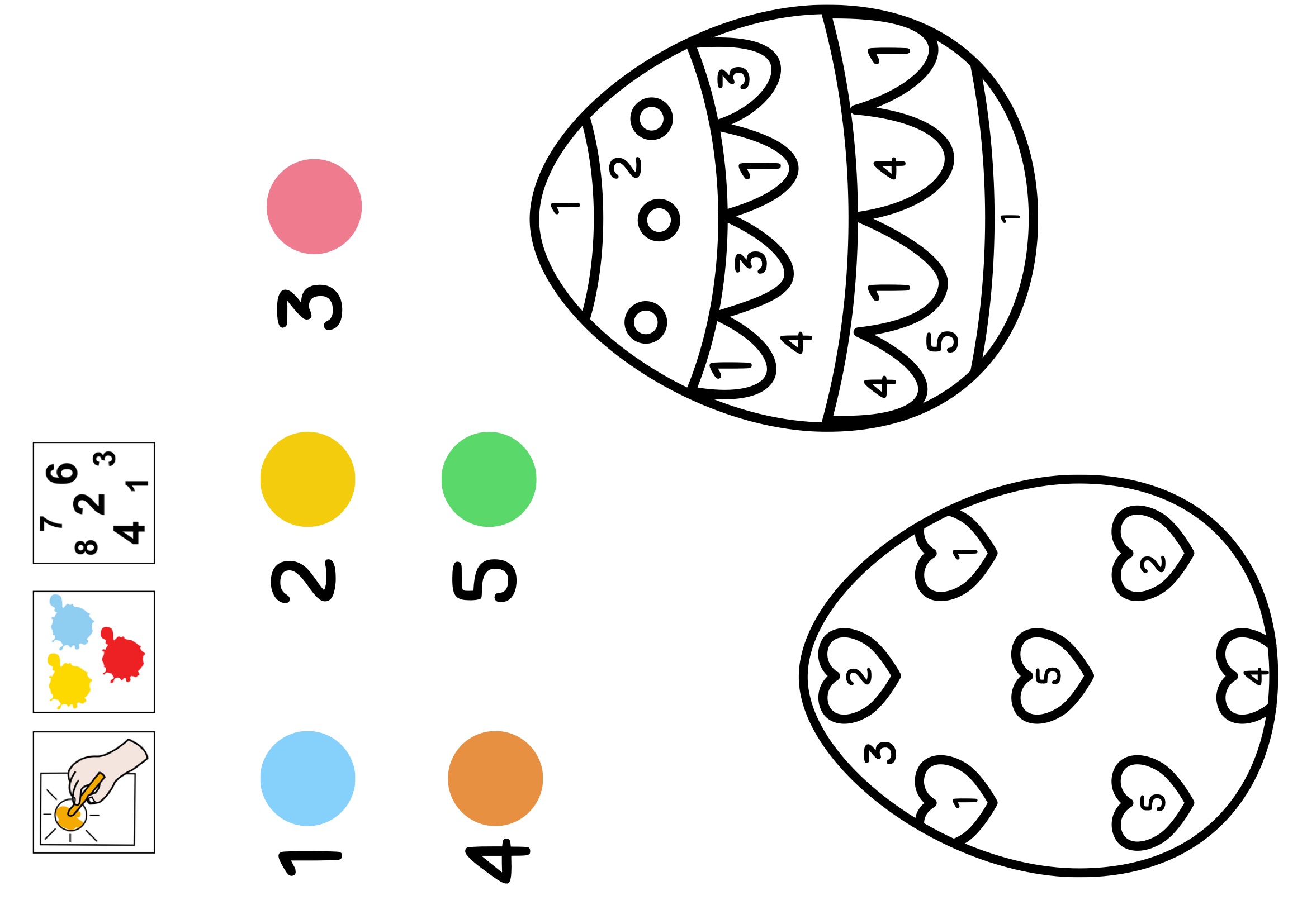 Cuadernito 50 pag. Fichas sencillas trabajamos la Pascua y primavera 33 ...