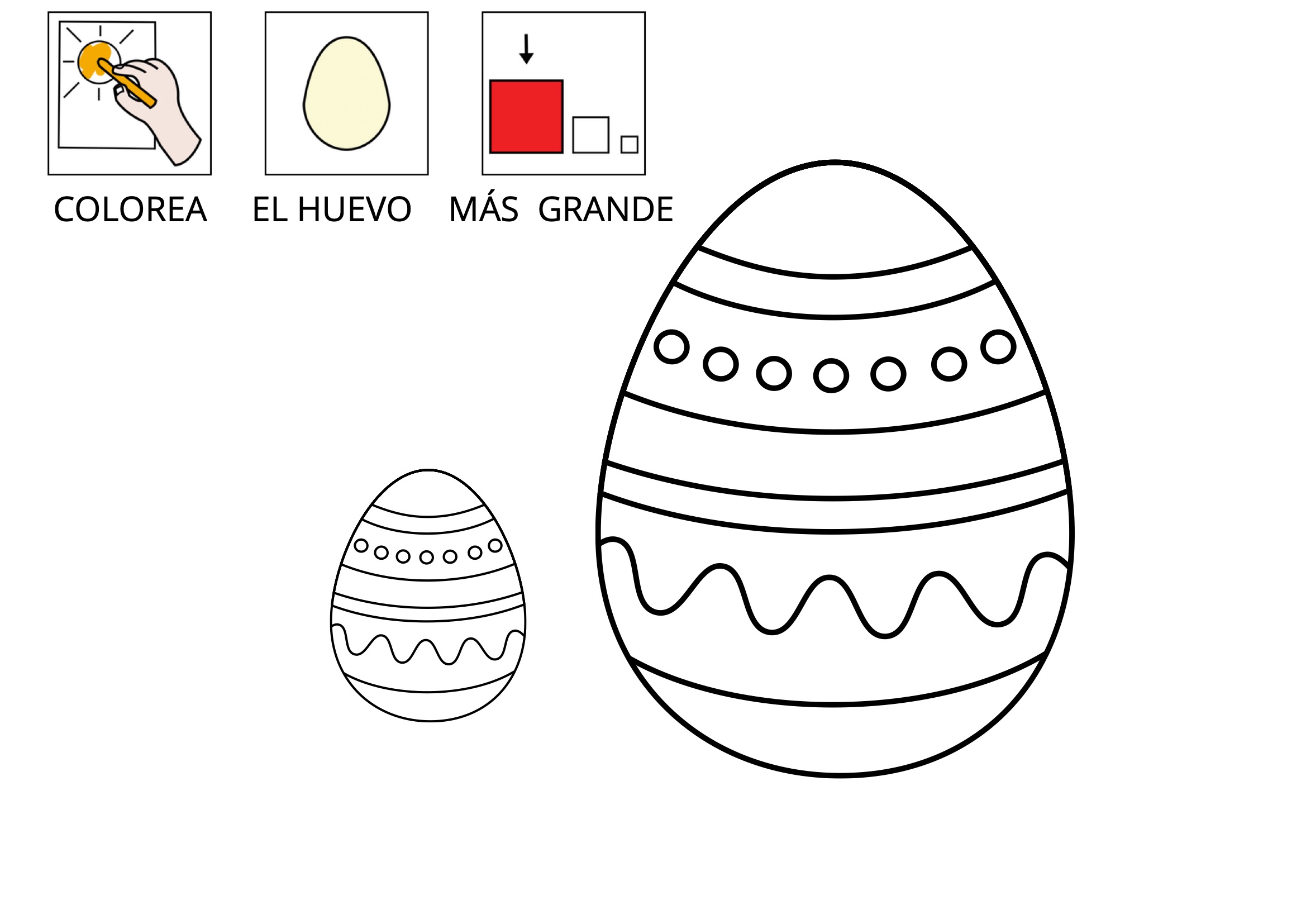 Cuadernito 50 pag. Fichas sencillas trabajamos la Pascua y primavera 4 ...