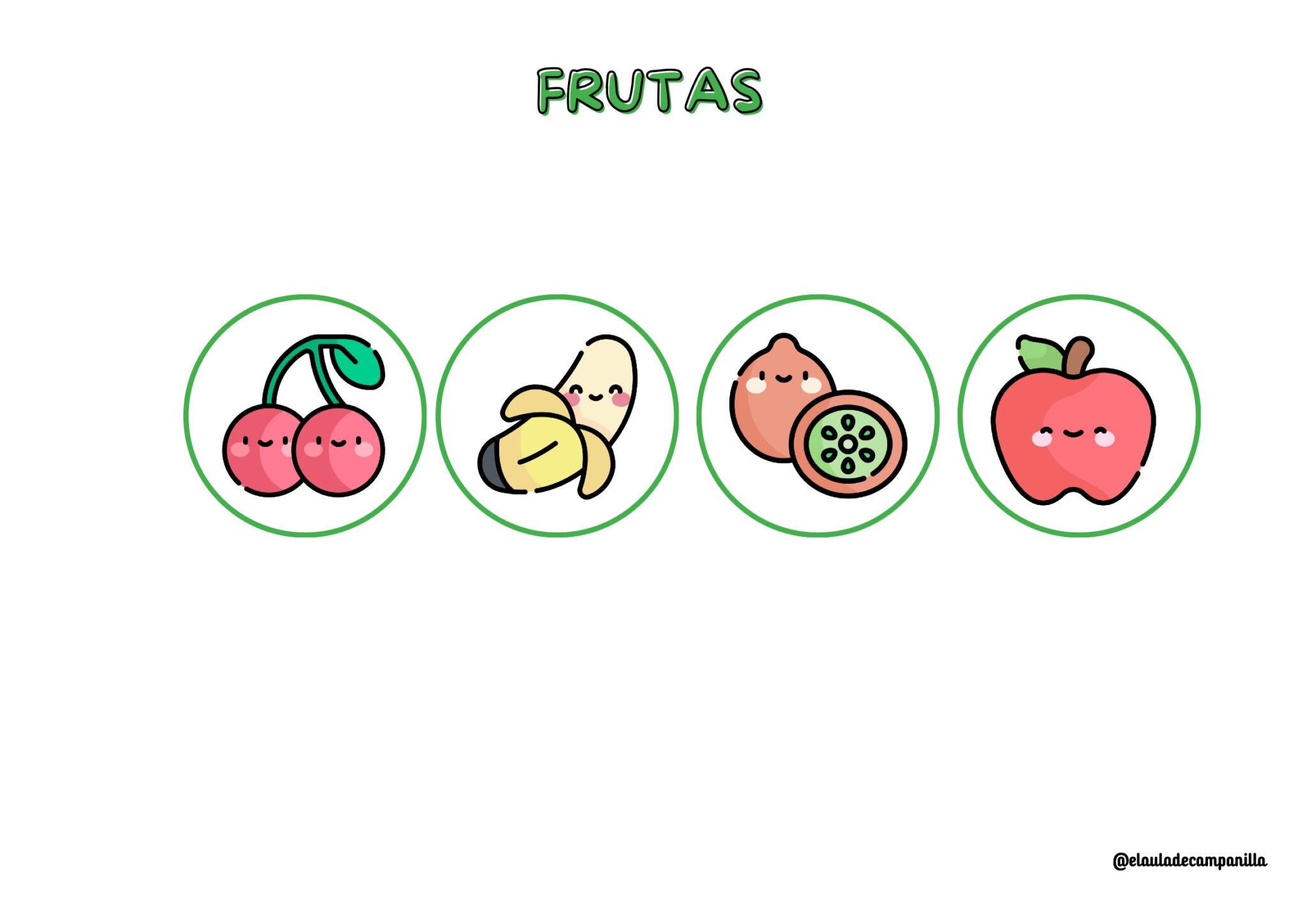 Cuaderno para favorecer la atención visual y trabajar las frutitas ...