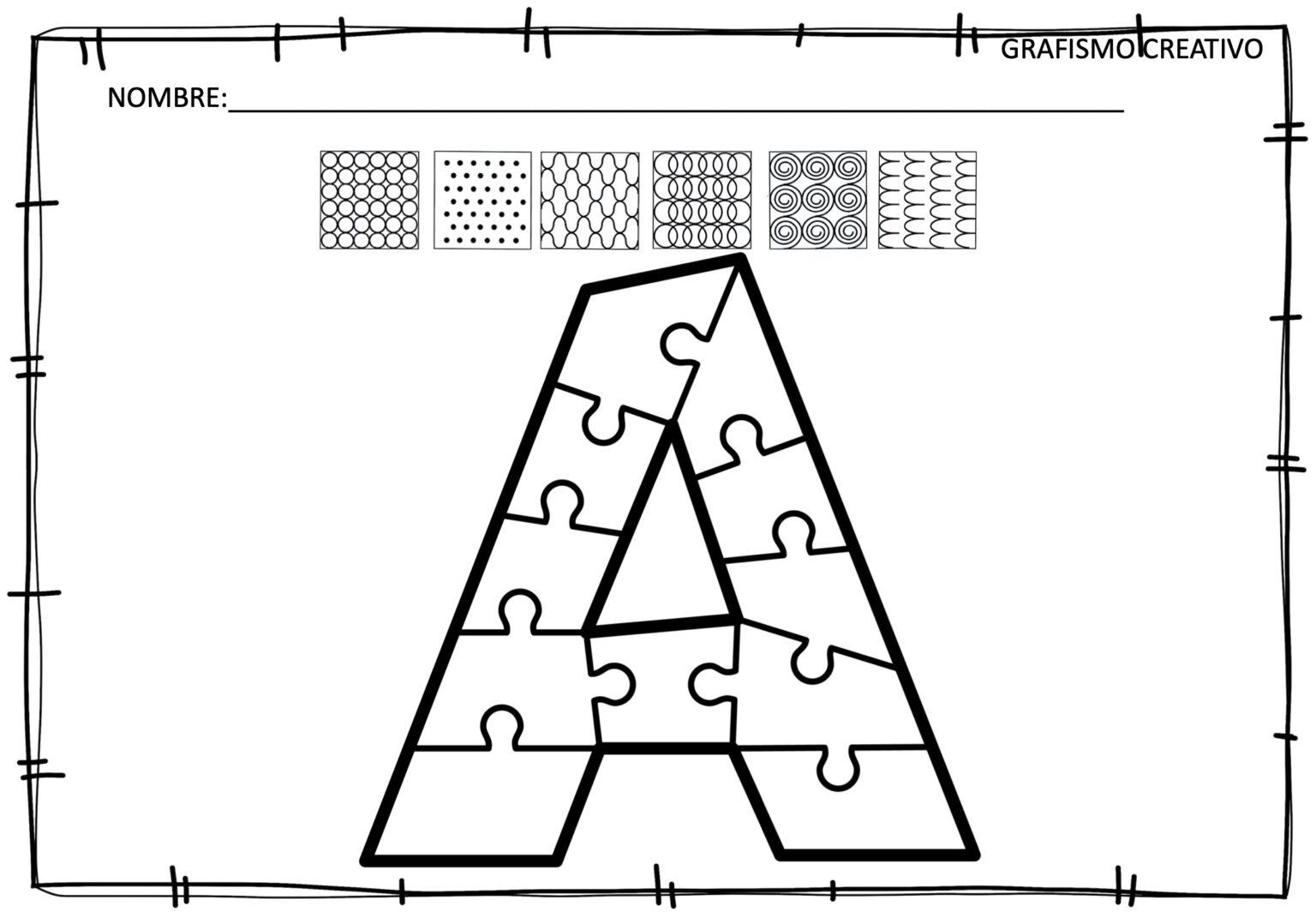 Grafismo creativo: Letras del mes de marzo - Orientacion Andujar
