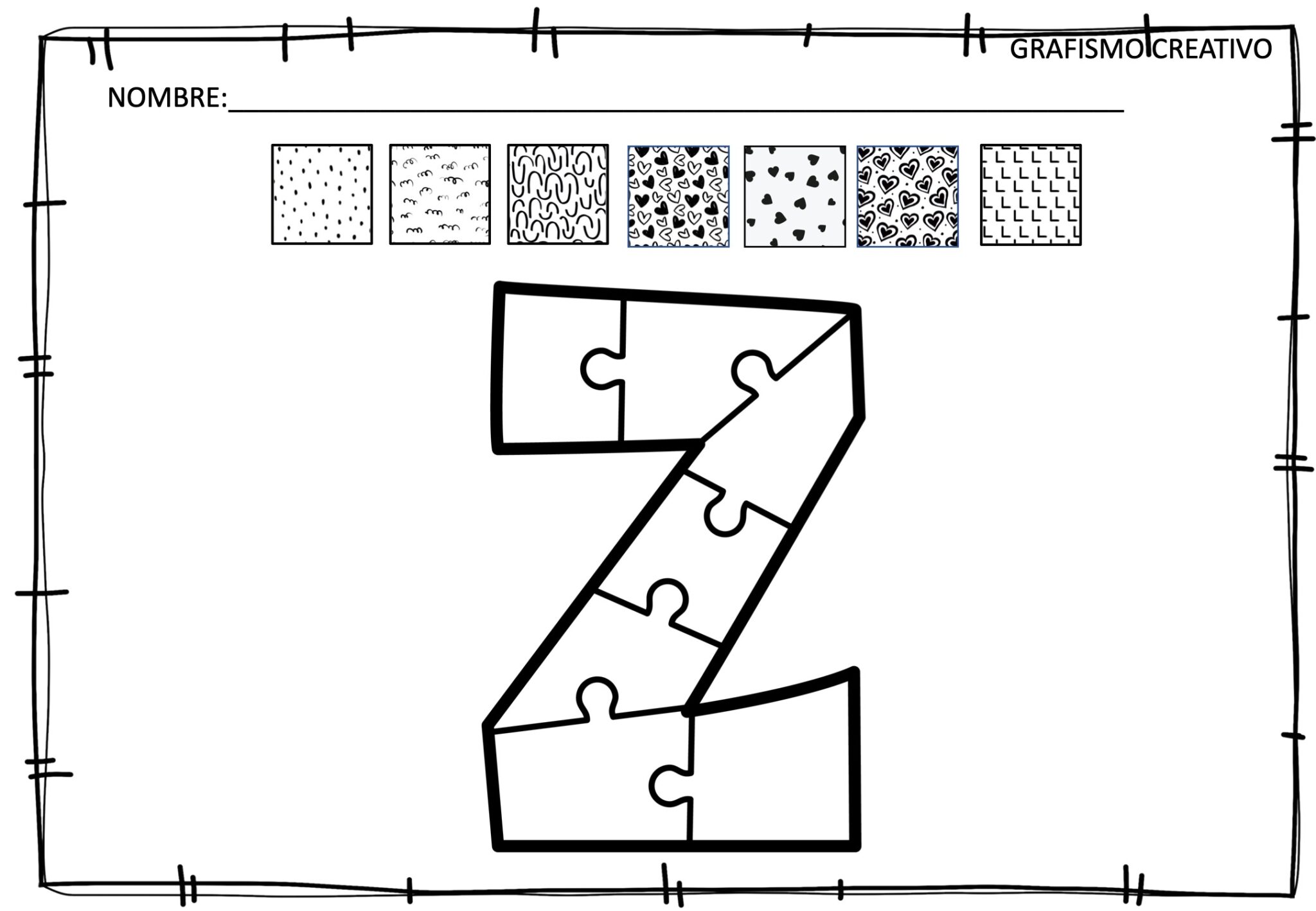 Grafismo creativo: Letras del mes de marzo - Orientacion Andujar