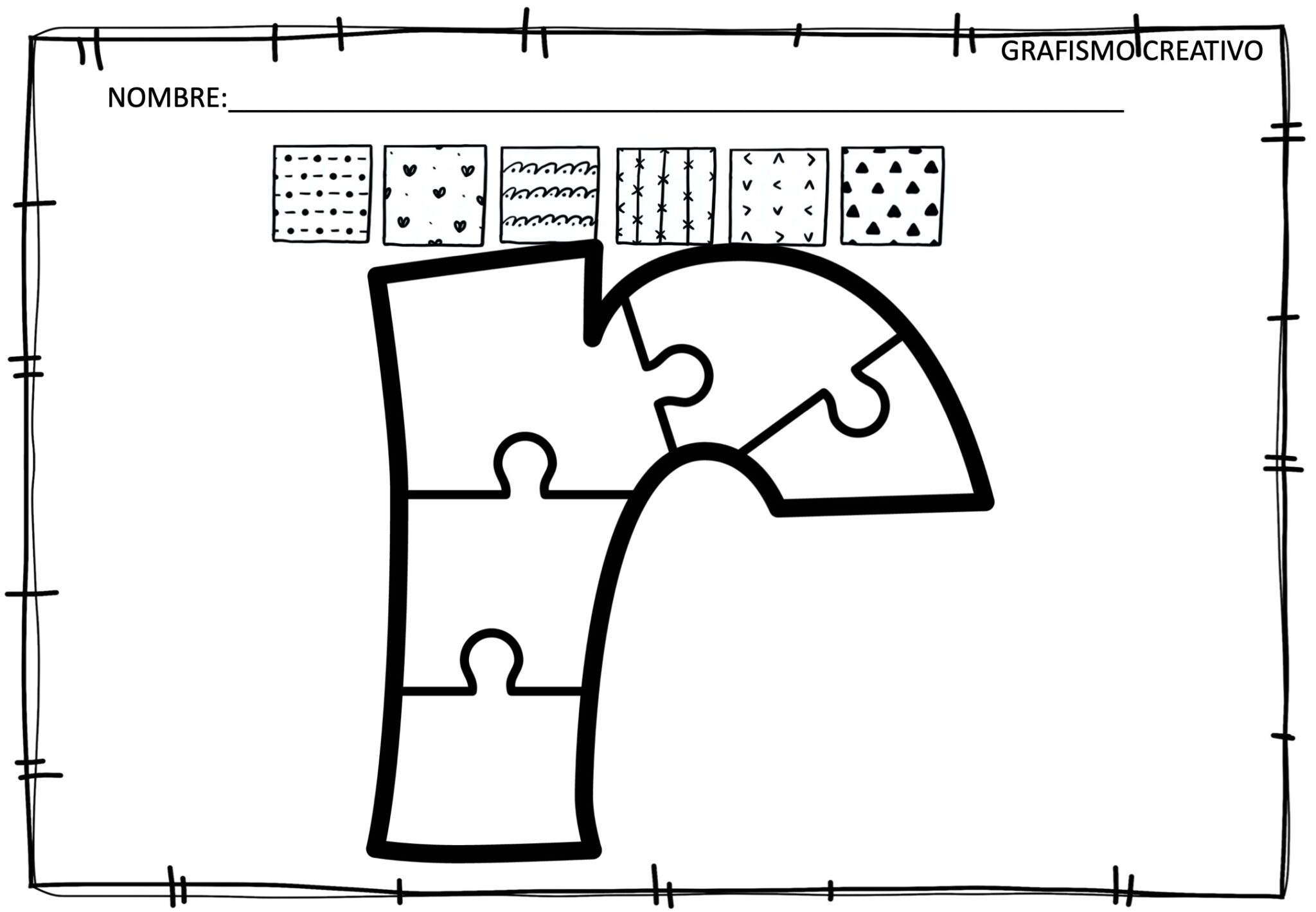 Grafismo creativo: Letras del mes de marzo - Orientacion Andujar