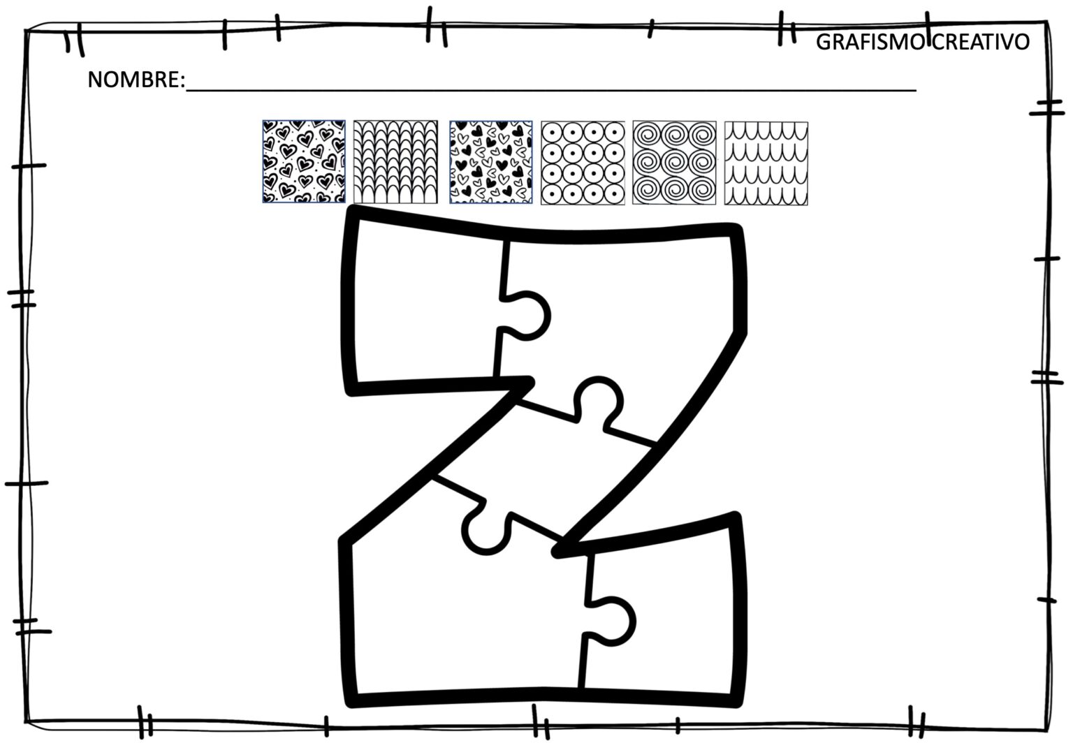 Grafismo creativo: Letras del mes de marzo - Orientacion Andujar