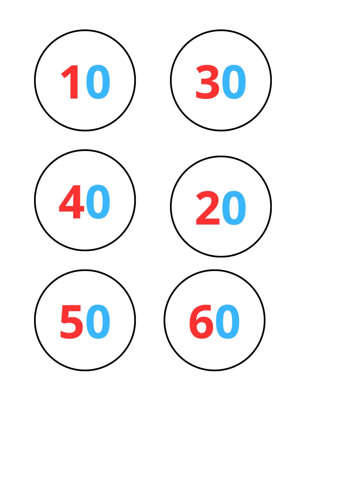 Materiales manipulativos: LAS CASITAS DE LOS NÚMEROS - Orientacion Andujar