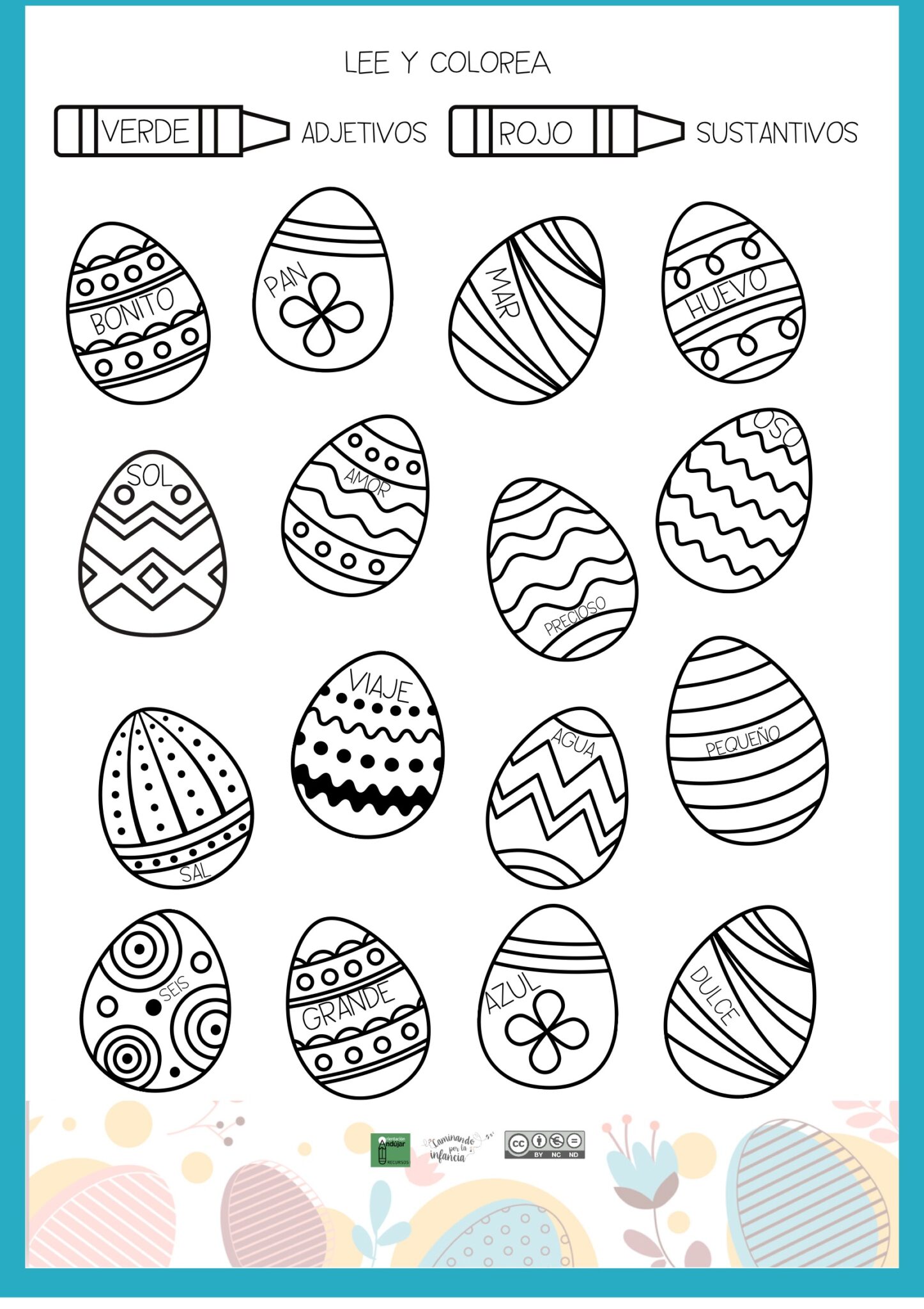 PACK de ACTIVIDADES de Pascua Lengua y mates - Orientacion Andujar