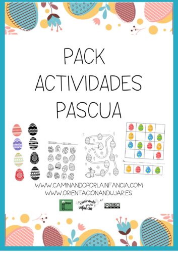 PACK de ACTIVIDADES de Pascua Lengua y mates - Orientacion Andujar