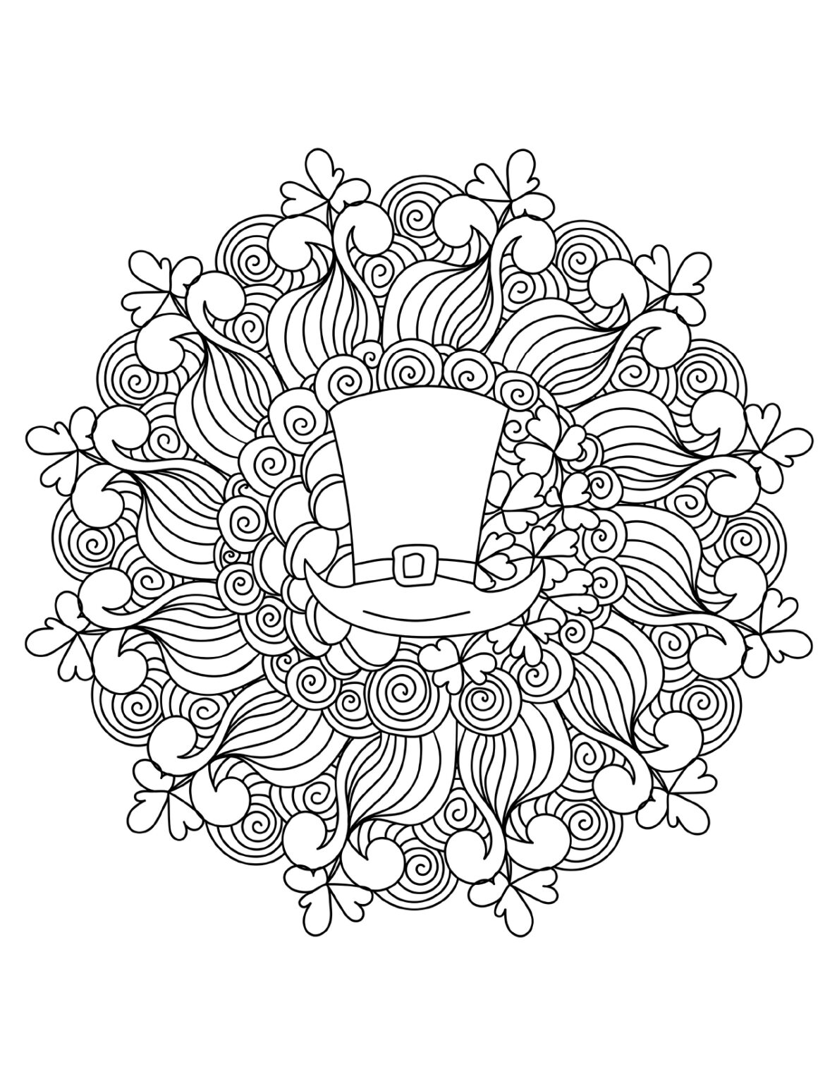 St. Patricks Day 25 Coloring Pages - Orientacion Andujar