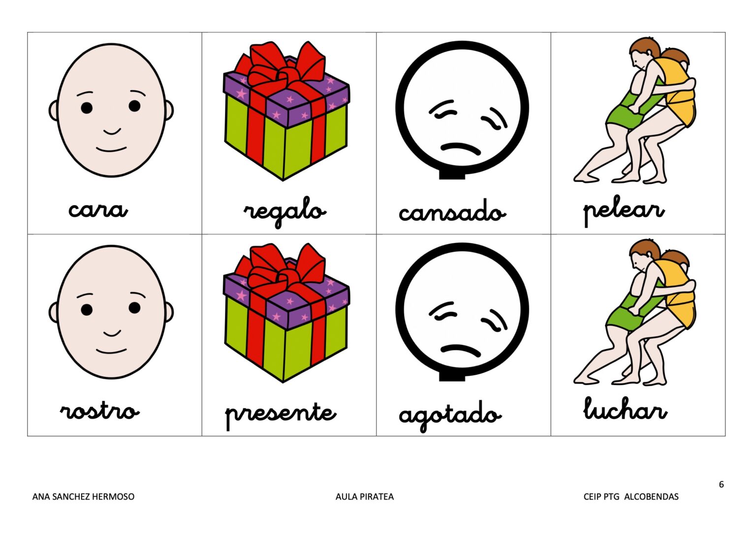 Trabajamos los sinónimos con Pictogramas - Orientacion Andujar
