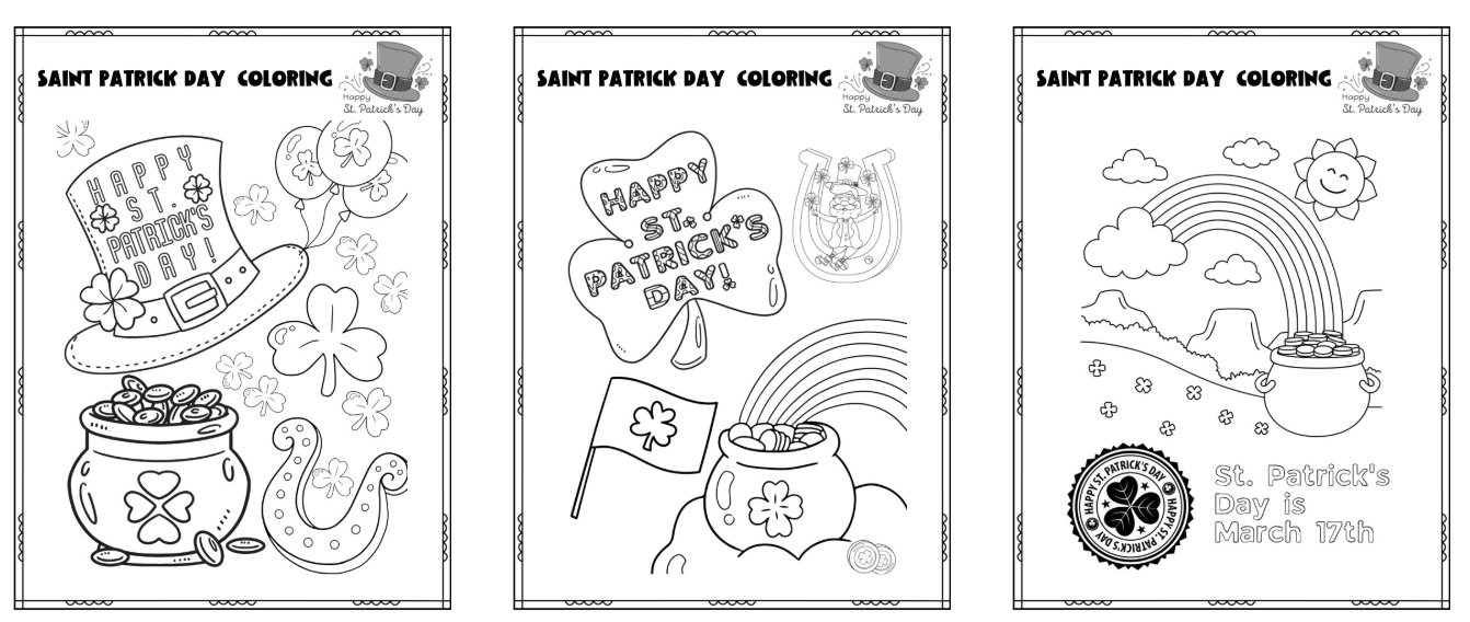 Dibujos Para Colorear E Imprimir Del Día De San Patricio