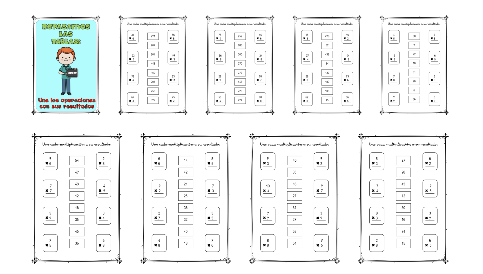 Memory de Multiplicaciones: Un Juego Divertido para Practicar las ...