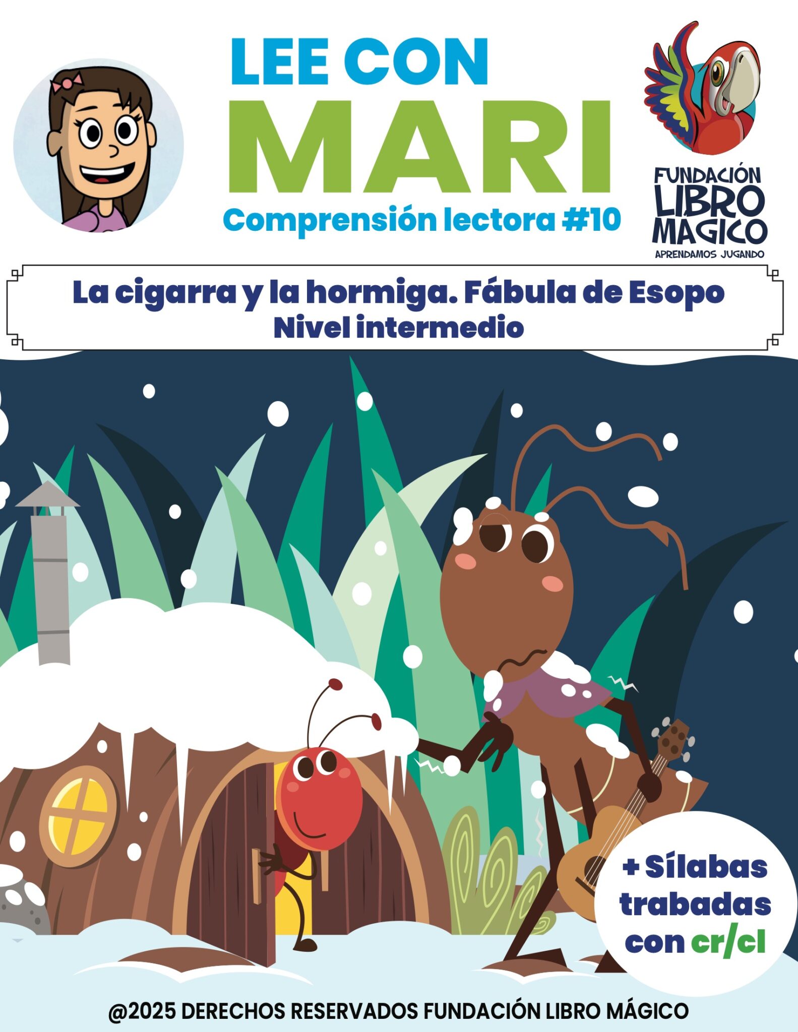 Comprensión lectora La cigarra y la hormiga. - Orientacion Andujar