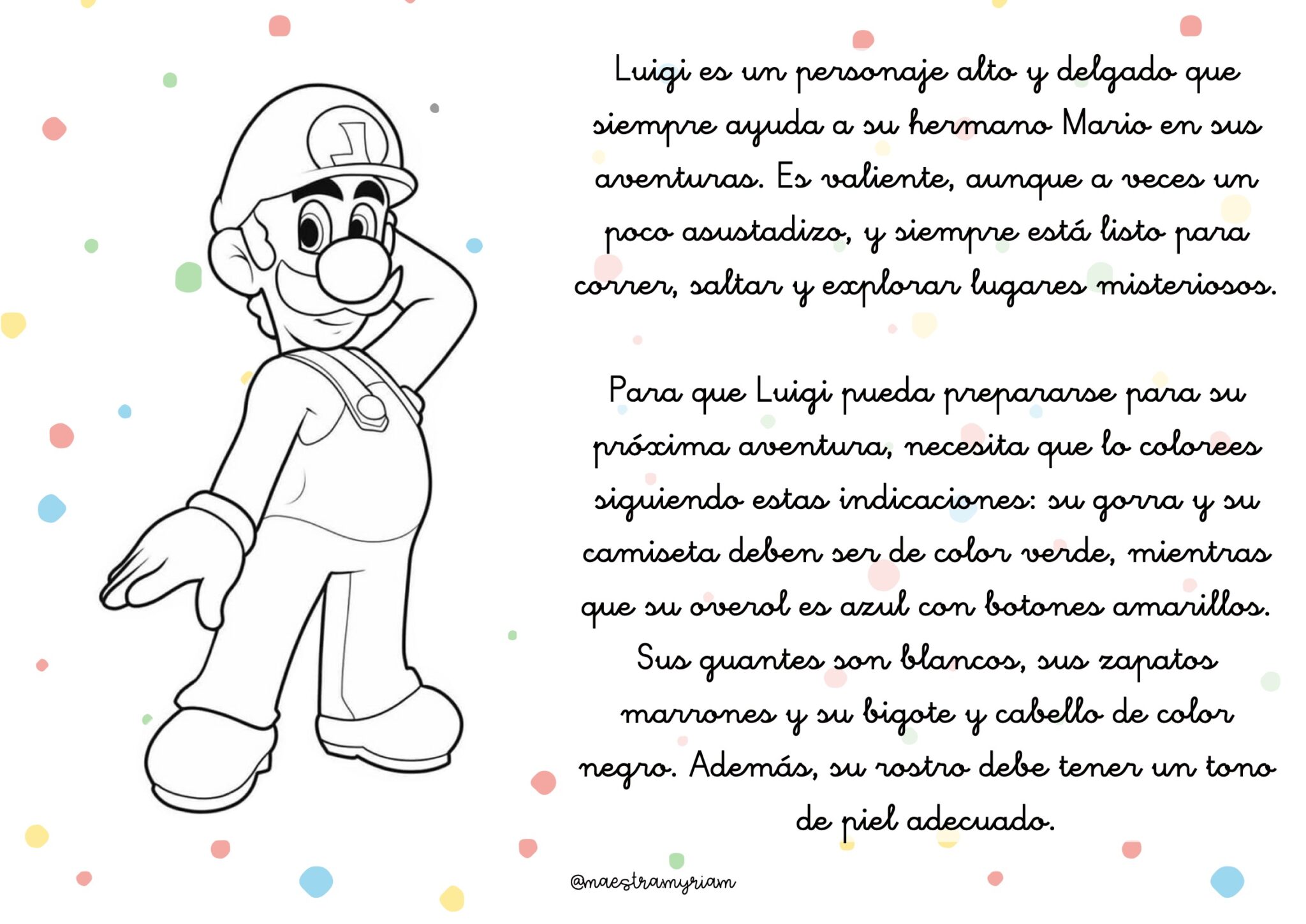 Cuaderno Comprensión lectora con temática de Mario Bross ️💚💛💙 ...
