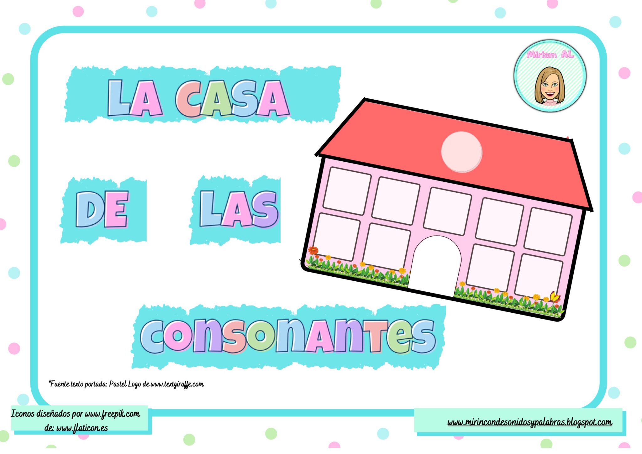 Conciencia fonológica, la casa de las consonantes - Orientacion Andujar