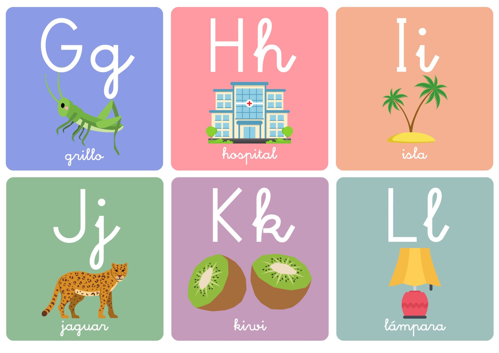 TARJETAS FLASHCARD DE VOCABULARIO MUY BONITAS - Orientacion Andujar