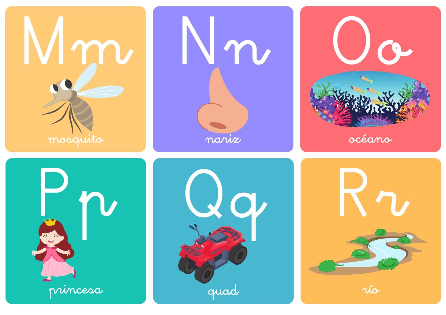 TARJETAS FLASHCARD DE VOCABULARIO MUY BONITAS - Orientacion Andujar