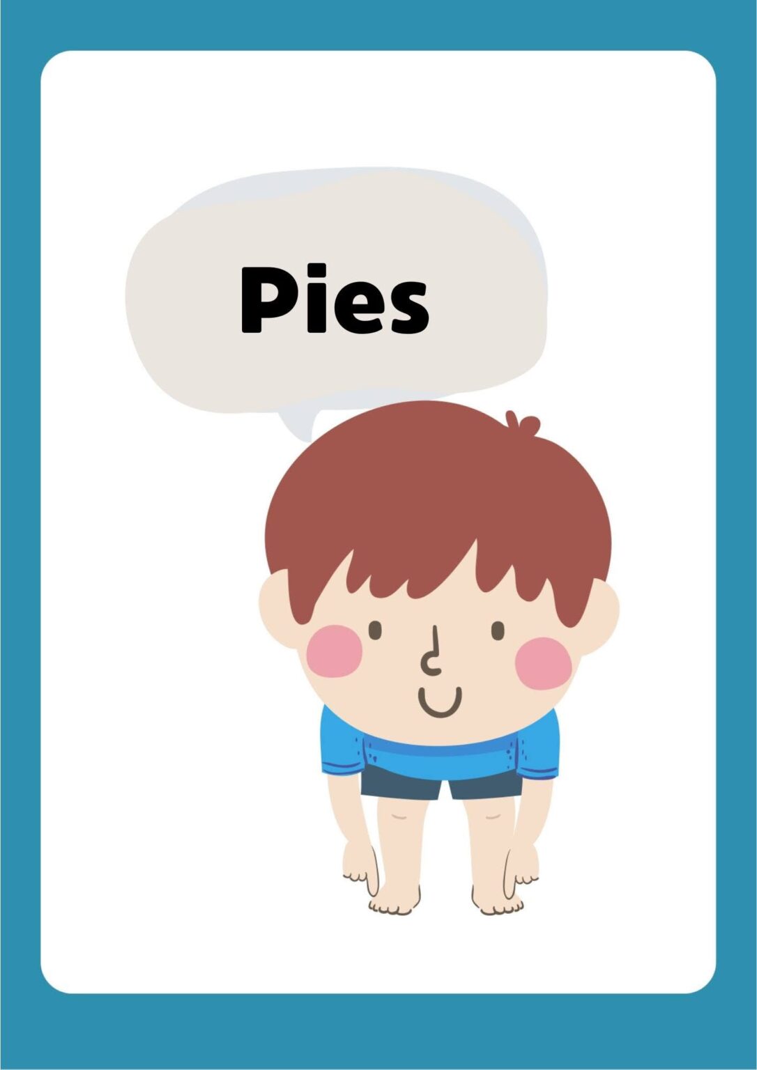 Tarjetas para Trabajar las Partes del Cuerpo con los Más Peques ...