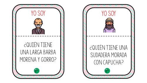 Juego de descripciones: "¿Quién es?... Yo soy" - Orientacion Andujar
