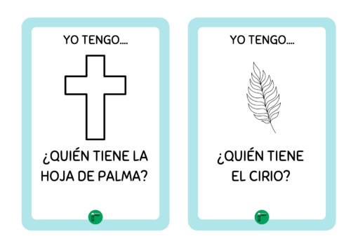 Juego "¿Quién tiene? Yo tengo..." especial Semana Santa - Orientacion ...