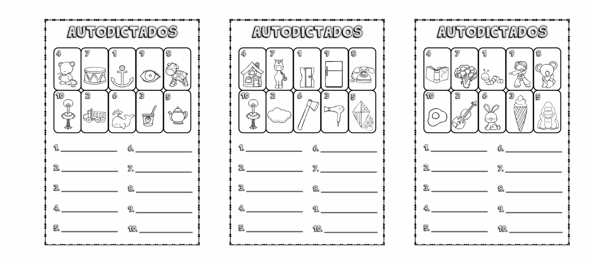 TABLEROS DE letras, sílabas directas, inversas y trabadas, para ...
