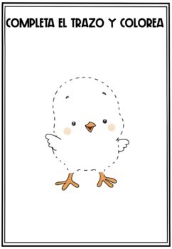 COMPLETA EL TRAZO Y COLOREA TRABAJAMOS LA MOTRICIDAD - Orientacion Andujar