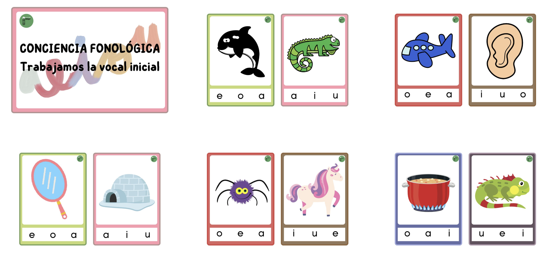 Conciencia fonémica indica el grafema inicial -Orientacion Andujar