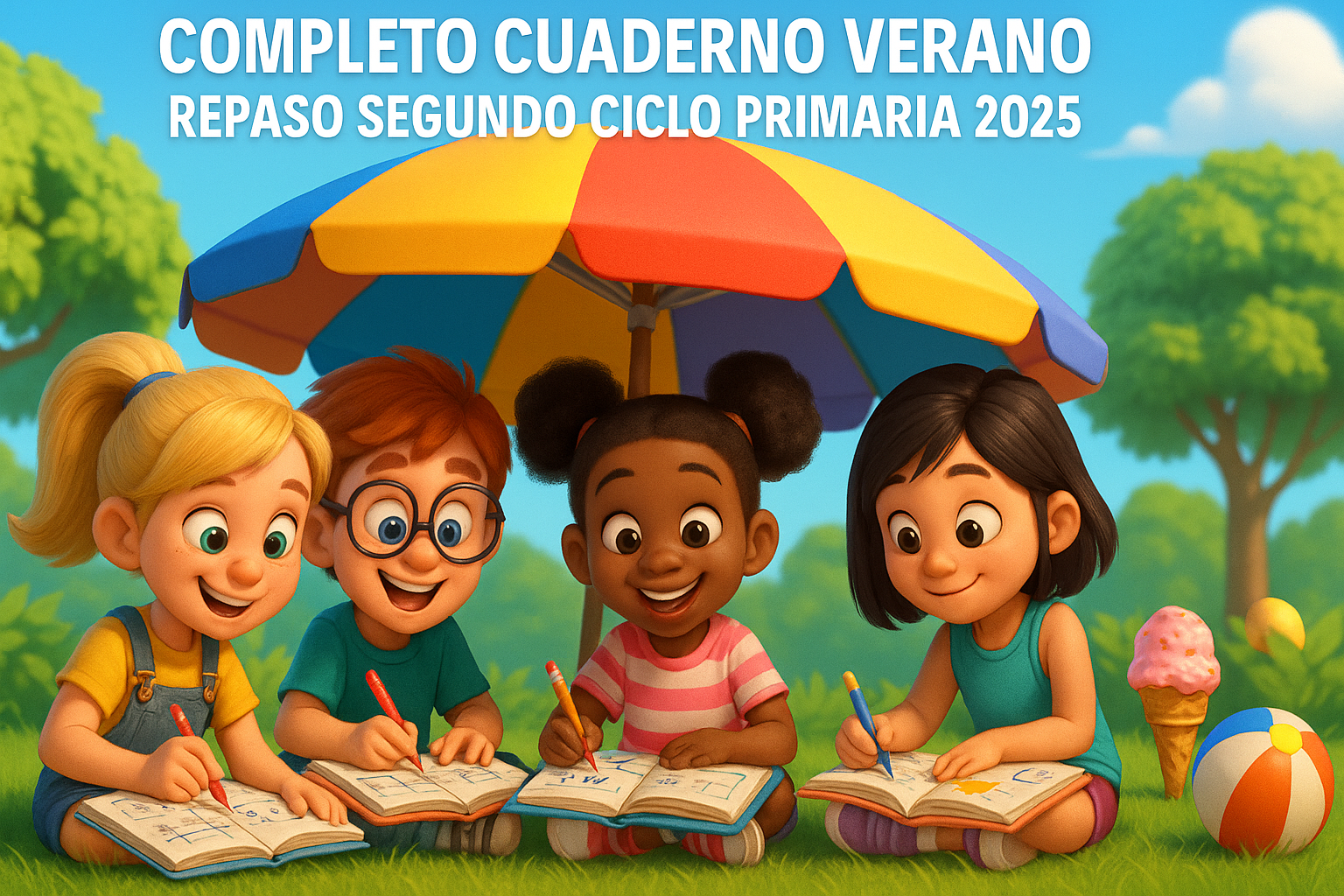 Completo cuaderno VERANO repaso segundo ciclo primaria 2025 ...