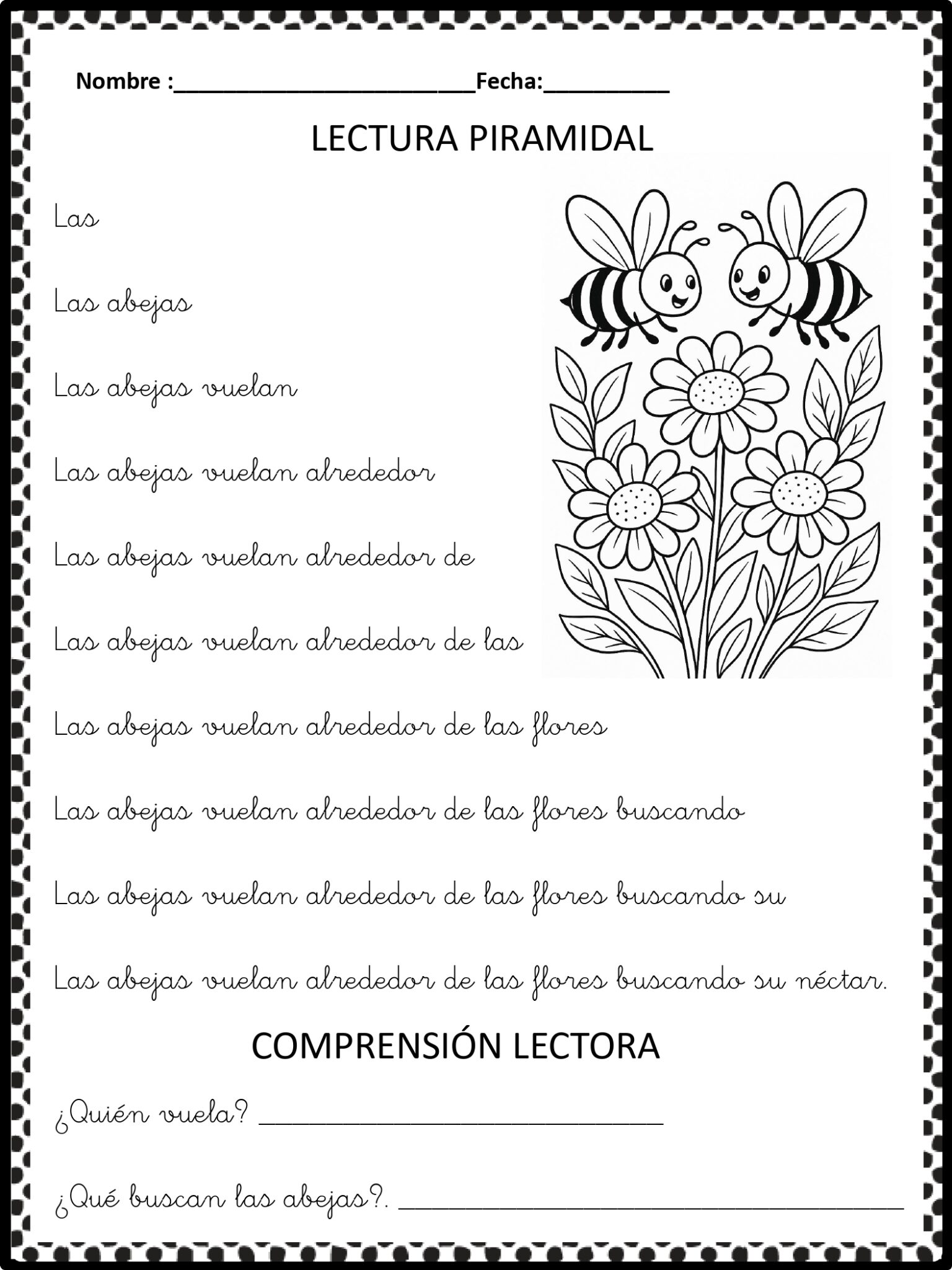 Comprensión lectora y fluidez verbal LECTURA PIRAMIDAL - Orientacion ...