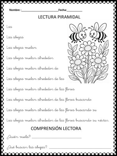 Comprensión lectora y fluidez verbal LECTURA PIRAMIDAL - Orientacion ...