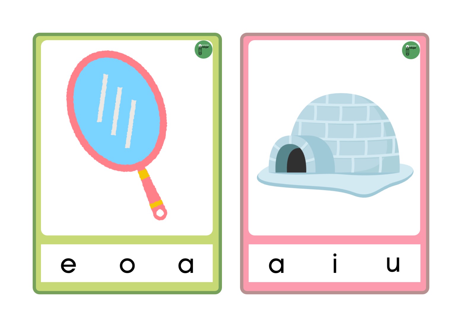 Conciencia fonológica Trabajamos la vocal inicial - Orientacion Andujar