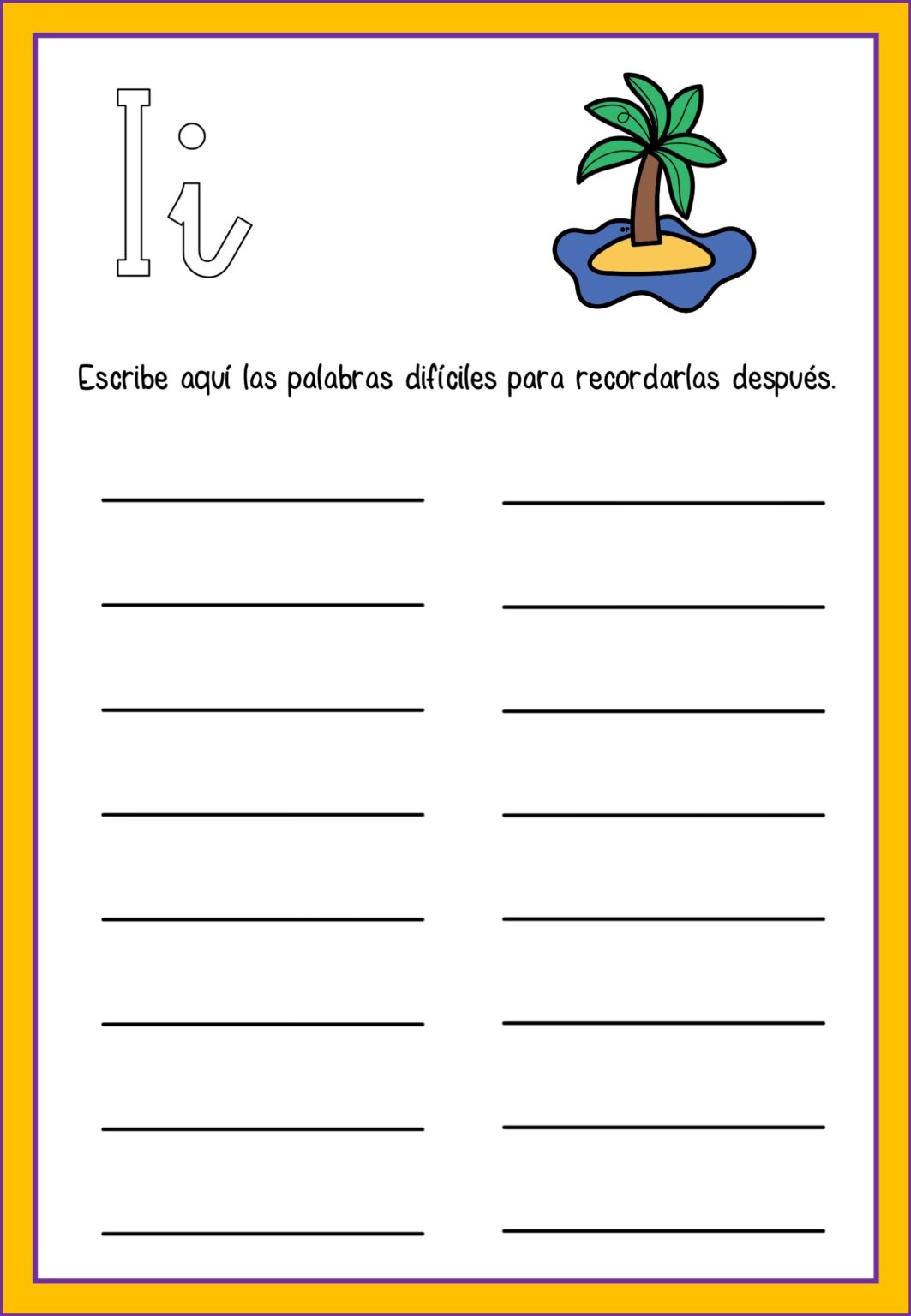 📝📚 Mi cuaderno de palabras nuevas – Actividad para ampliar vocabulario ...