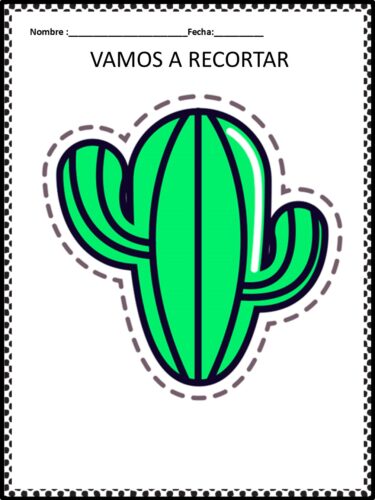 Motricidad fina divertidas fichas vamos a recortar - Orientacion Andujar