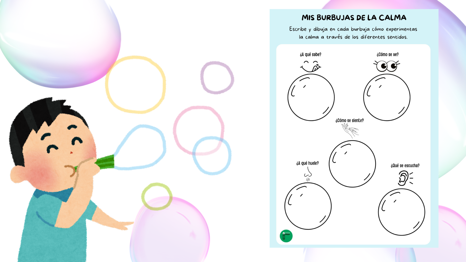 Mis burbujas de la calma, técnica de autorregulación emocional ...