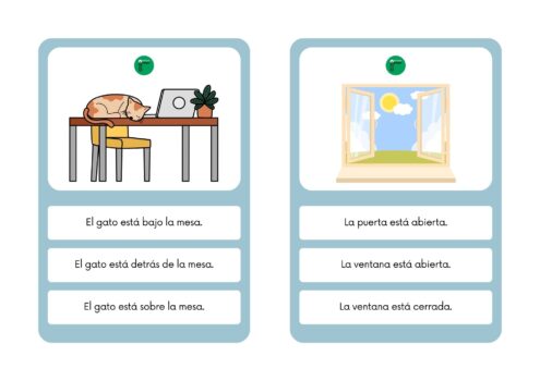 Tarjetas para practicar la comprensión lectora de frases - Orientacion ...