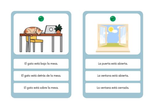 Tarjetas para practicar la comprensión lectora de frases - Orientacion ...