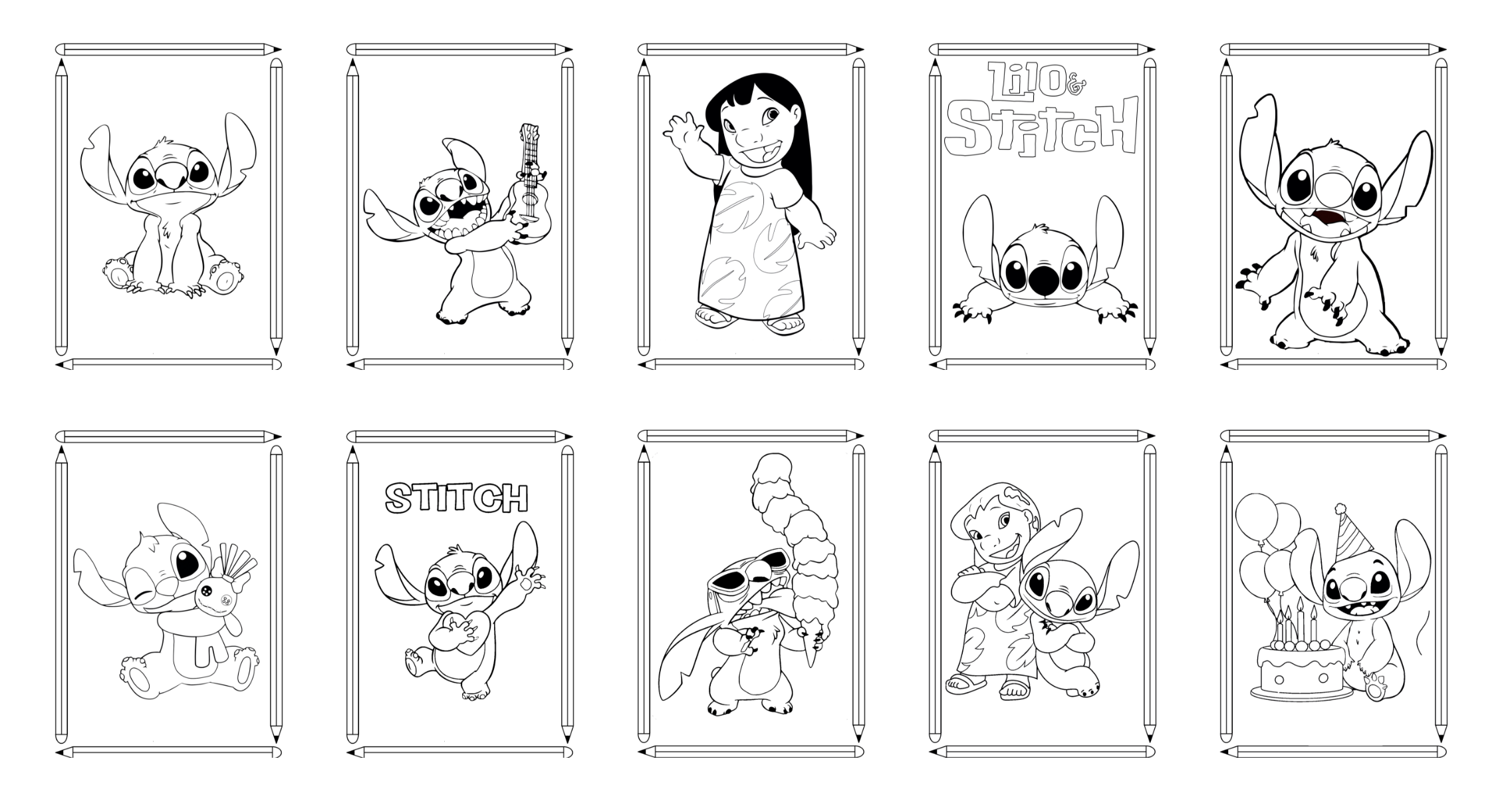 Librito para colorear especial LILO y STiCH - Orientacion Andujar