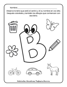 Coloreamos y aprendemos el abecedario - Orientacion Andujar