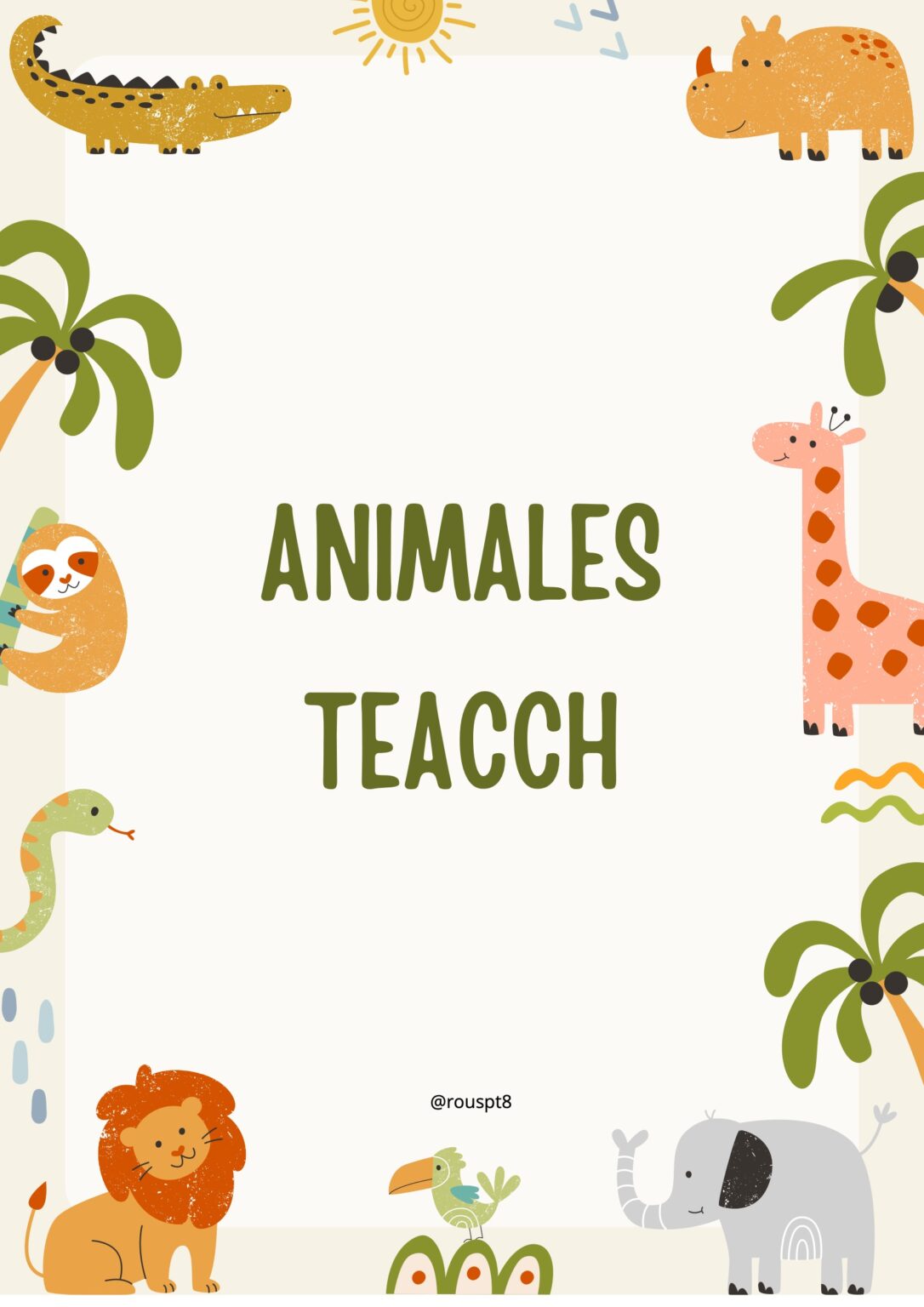 Cuaderno de ANIMALES TEACCH 60 PAG. - Orientacion Andujar