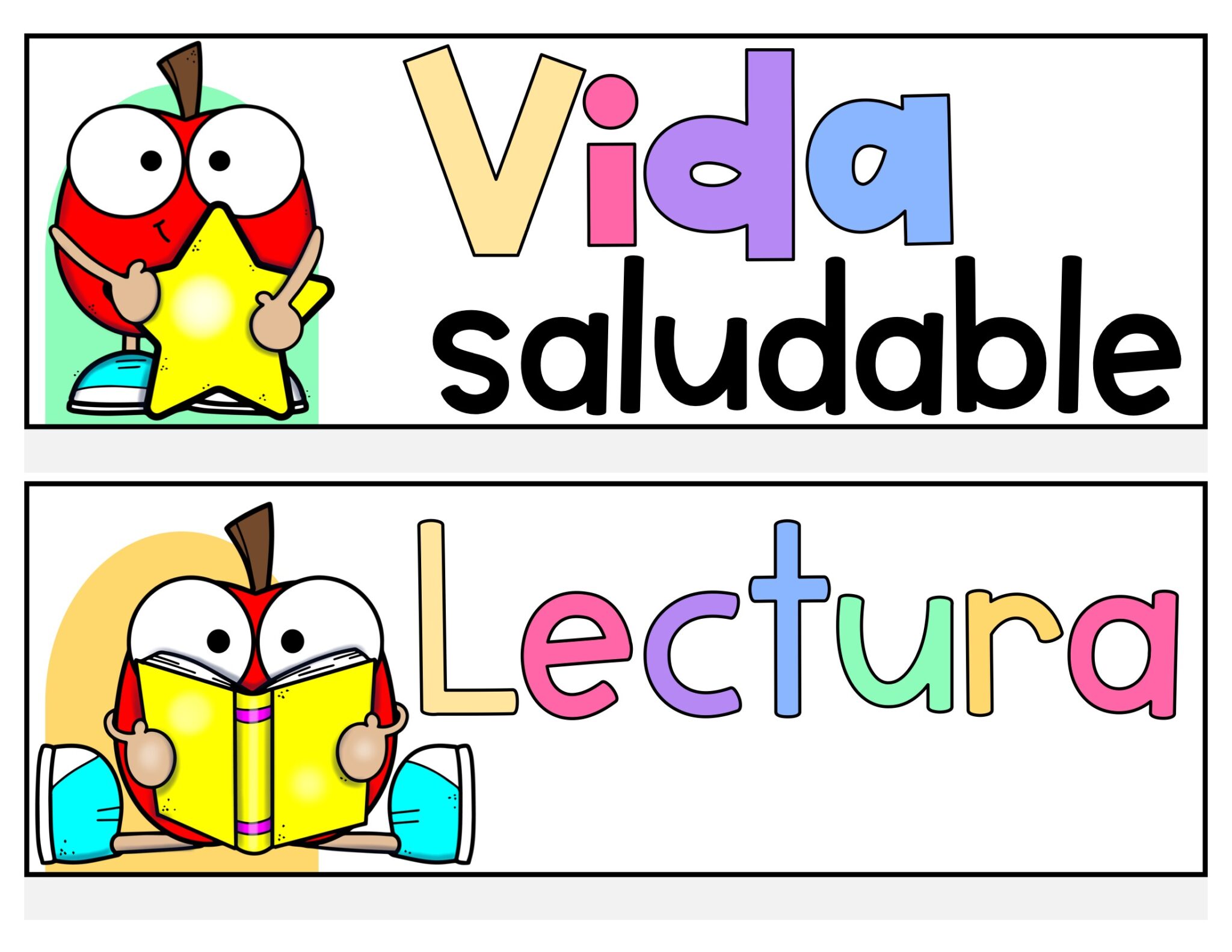 HORARIO GIGANTE PARED PARA DECORAR TU CLASE - Orientacion Andujar