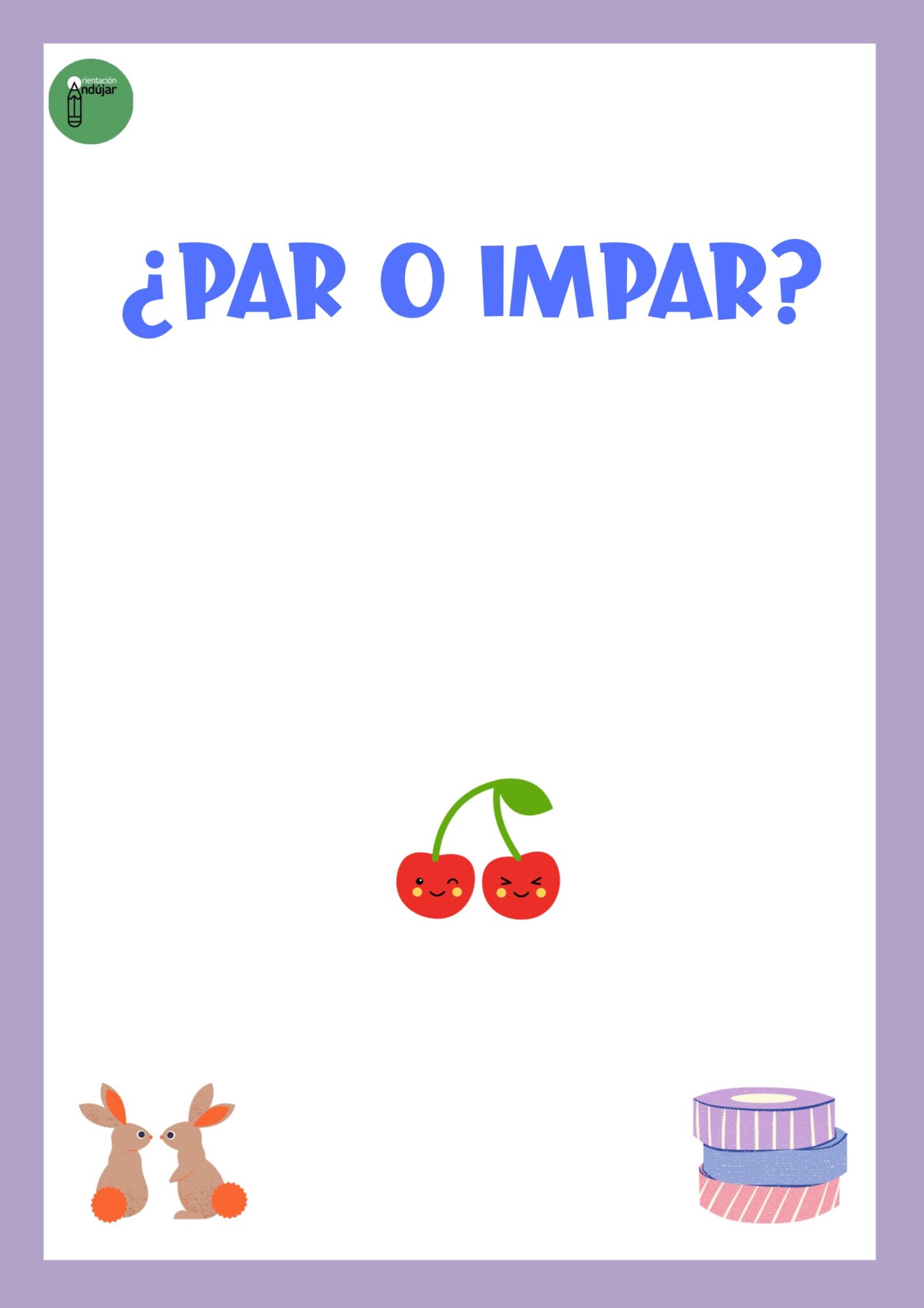 MATES APRENDEMOS CONCEPTOS PAR IMPAR - Orientacion Andujar