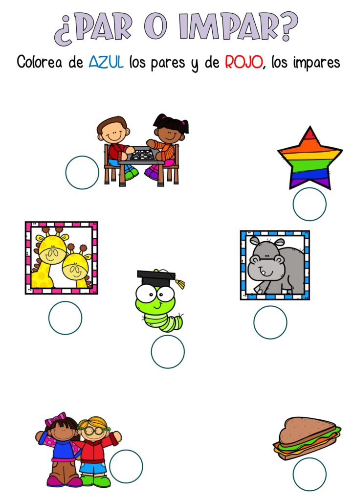 MATES APRENDEMOS CONCEPTOS PAR IMPAR - Orientacion Andujar
