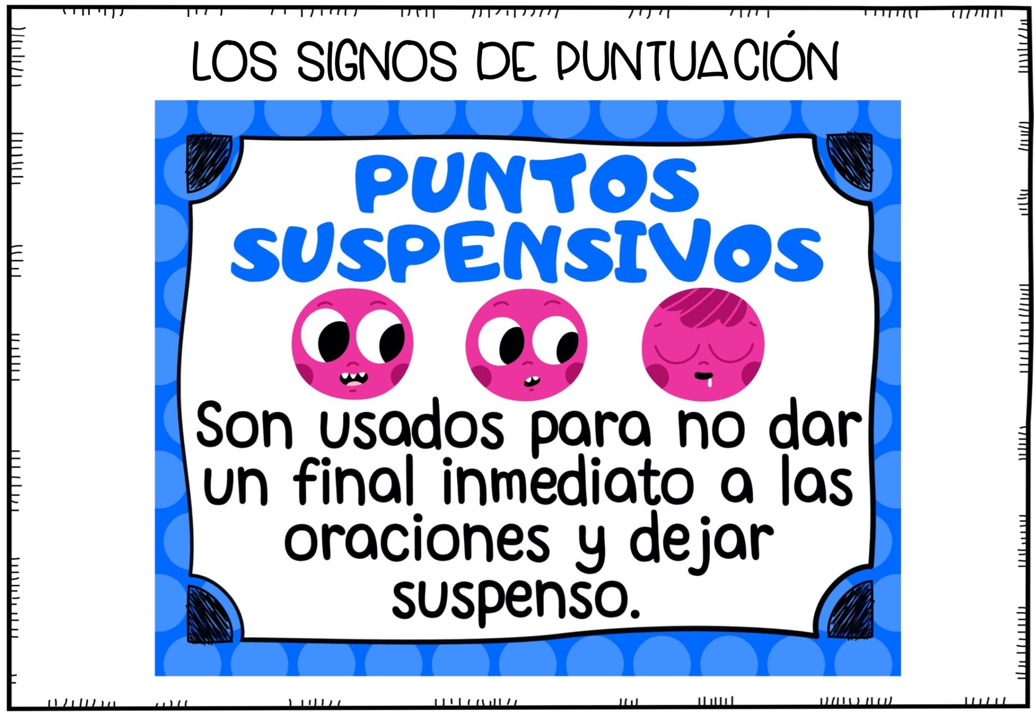 MURALES DIDÁCTICOS LOS SIGNOS DE PUNTUACIÓN - Orientacion Andujar