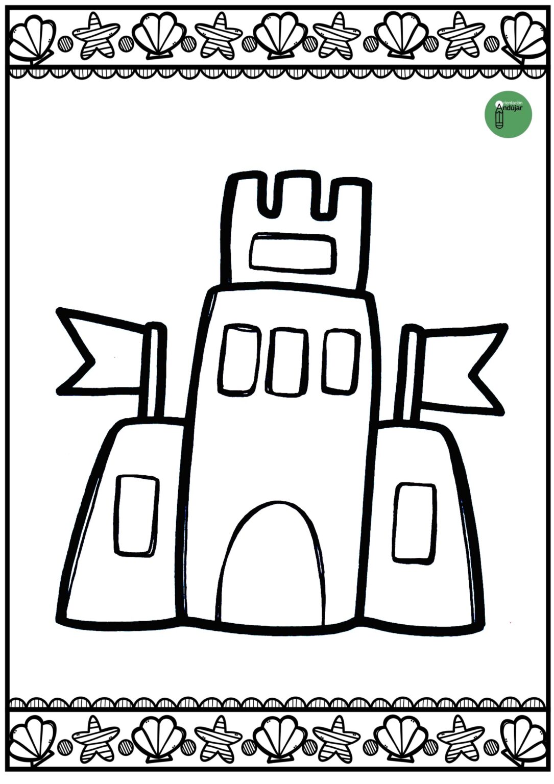 Tira el dado, decora y colorea. Verano - Orientacion Andujar