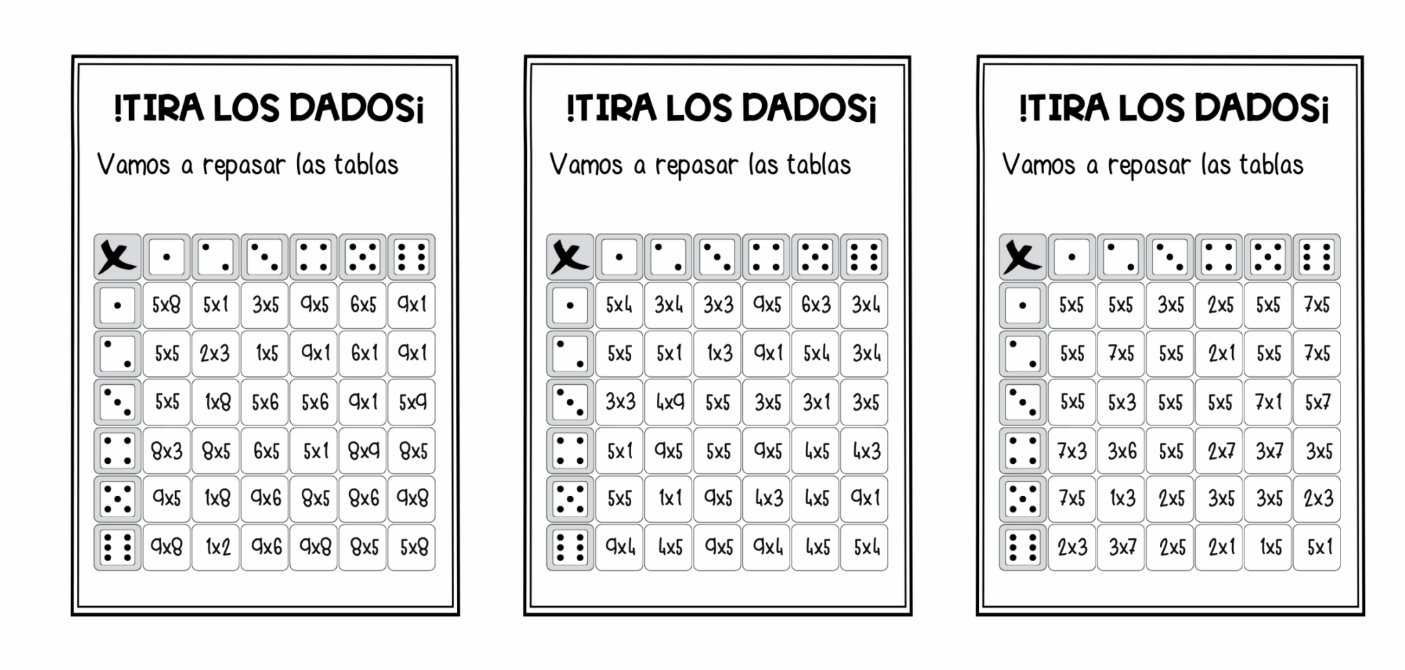 Memory de Multiplicaciones: Un Juego Divertido para Practicar las ...