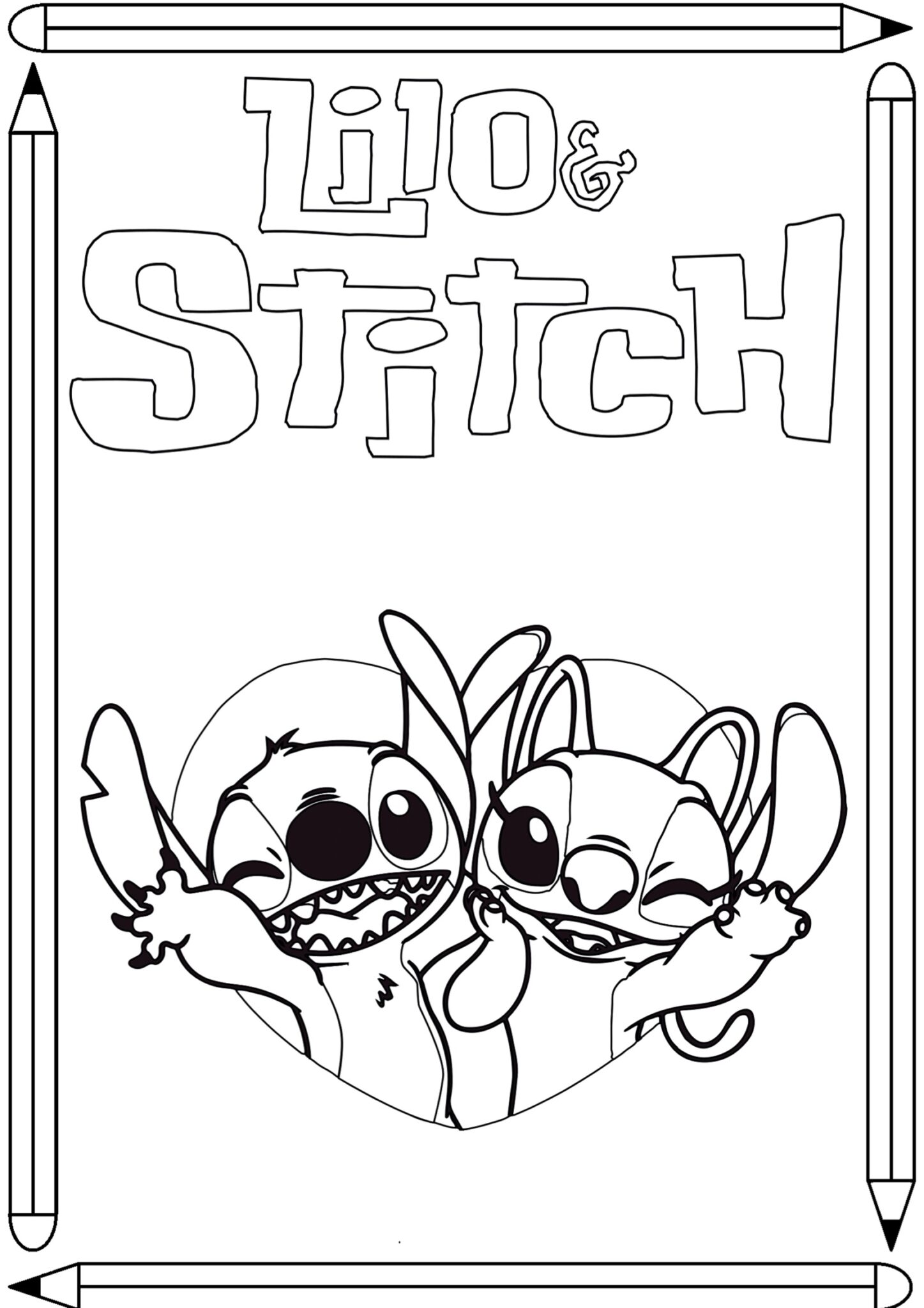 Librito para colorear especial LILO y STiCH - Orientacion Andujar